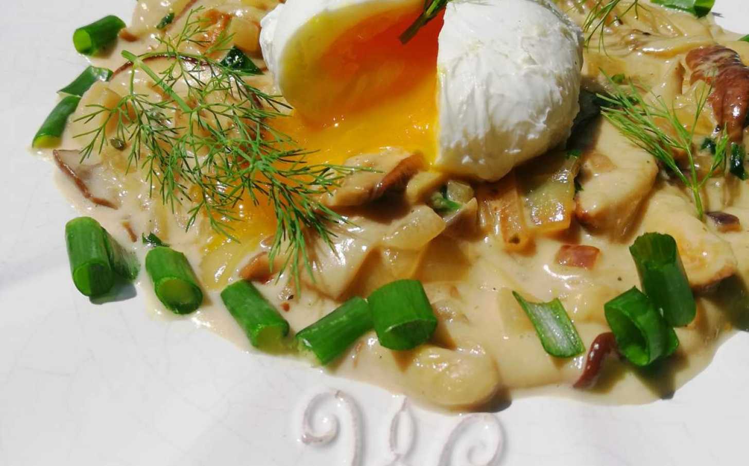 Čerstvé dubáky zo smotanou a strateným vajičkom - Jídelní plán